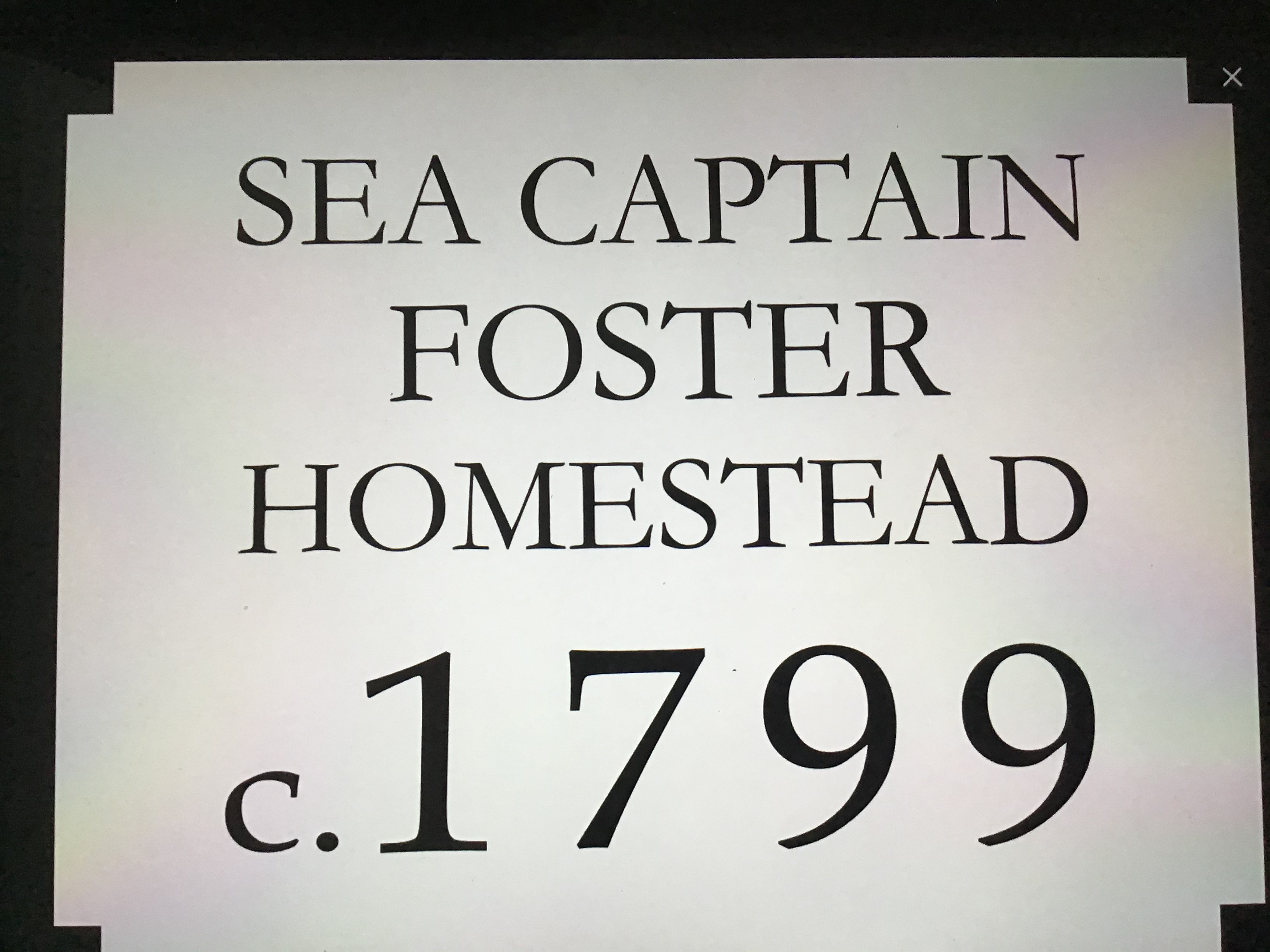 Sea Captain Foster Homestead – Where History will meet functionality